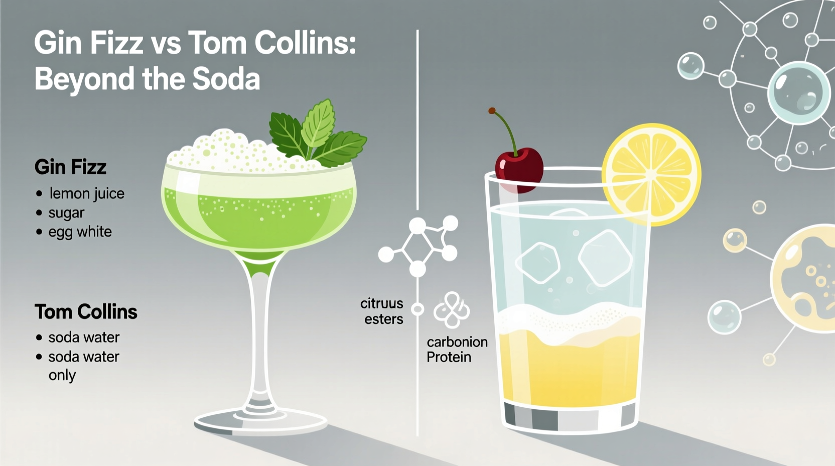 Gin Fizz Vs Tom Collins Is It Just Soda Variance Or Deeper Differences