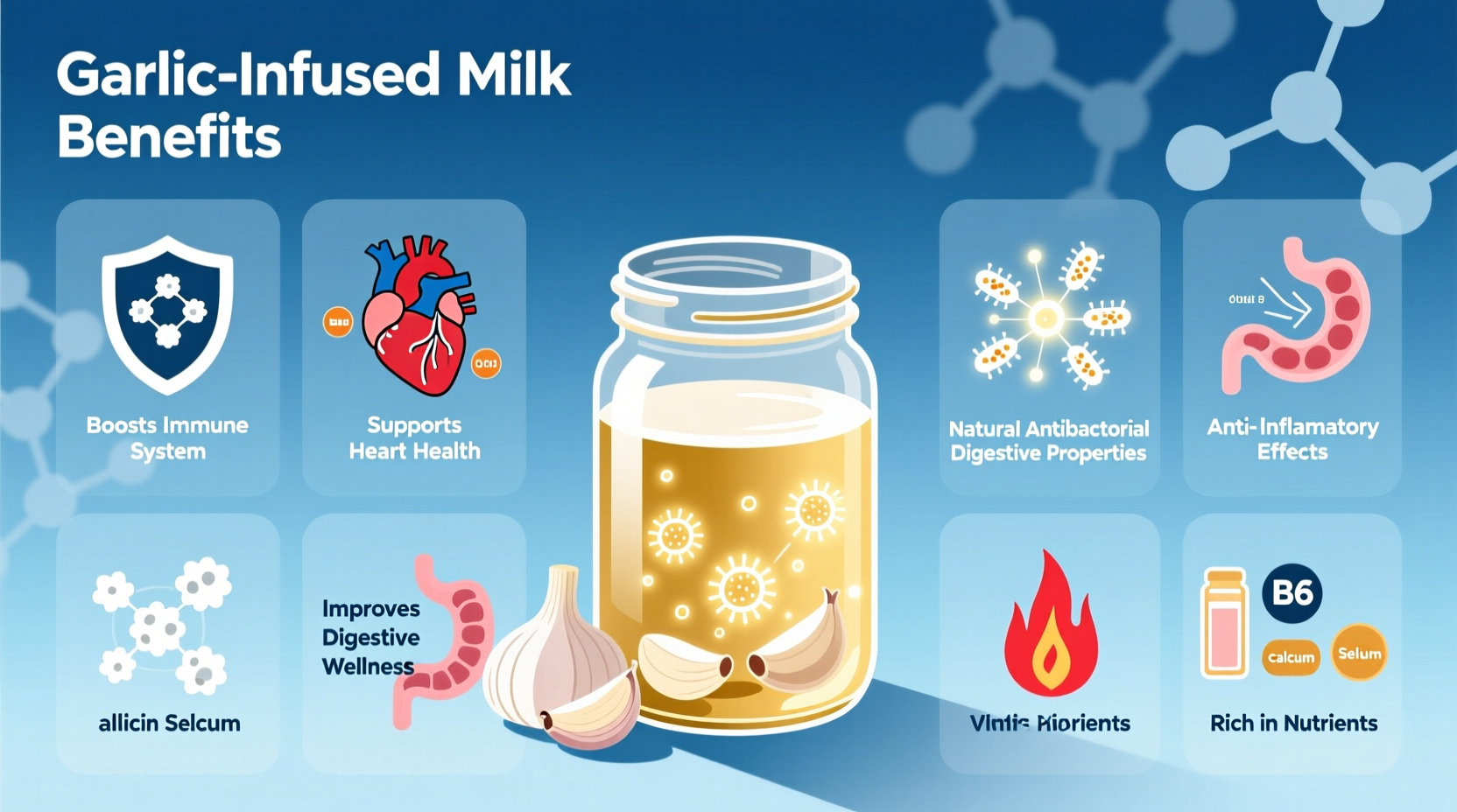 Health Benefits And Uses Of Garlic-Infused Milk