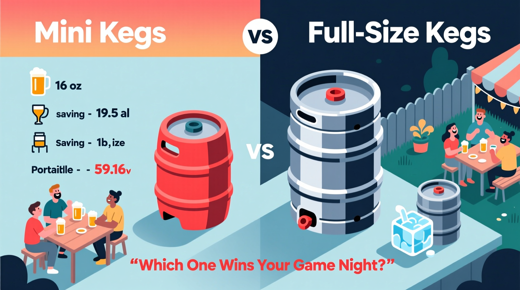 Mini Kegs Vs Full-size Kegs Which Is Better For Game Nights