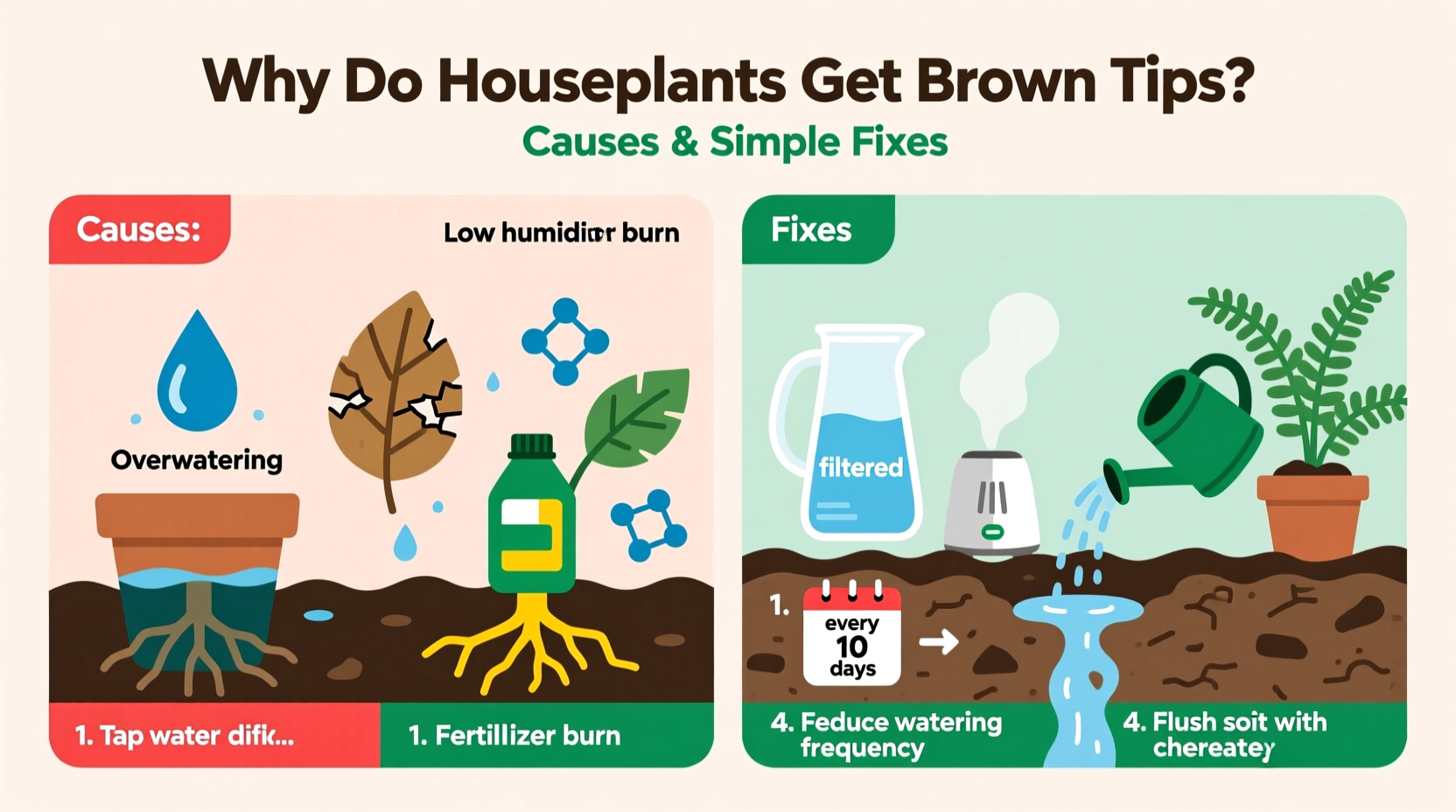 Why Do My Houseplants Keep Getting Brown Tips Causes And Simple Fixes