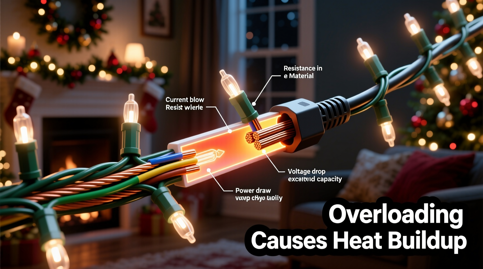Why Do Extension Cords Get Warm When Powering Multiple Christmas Light ...