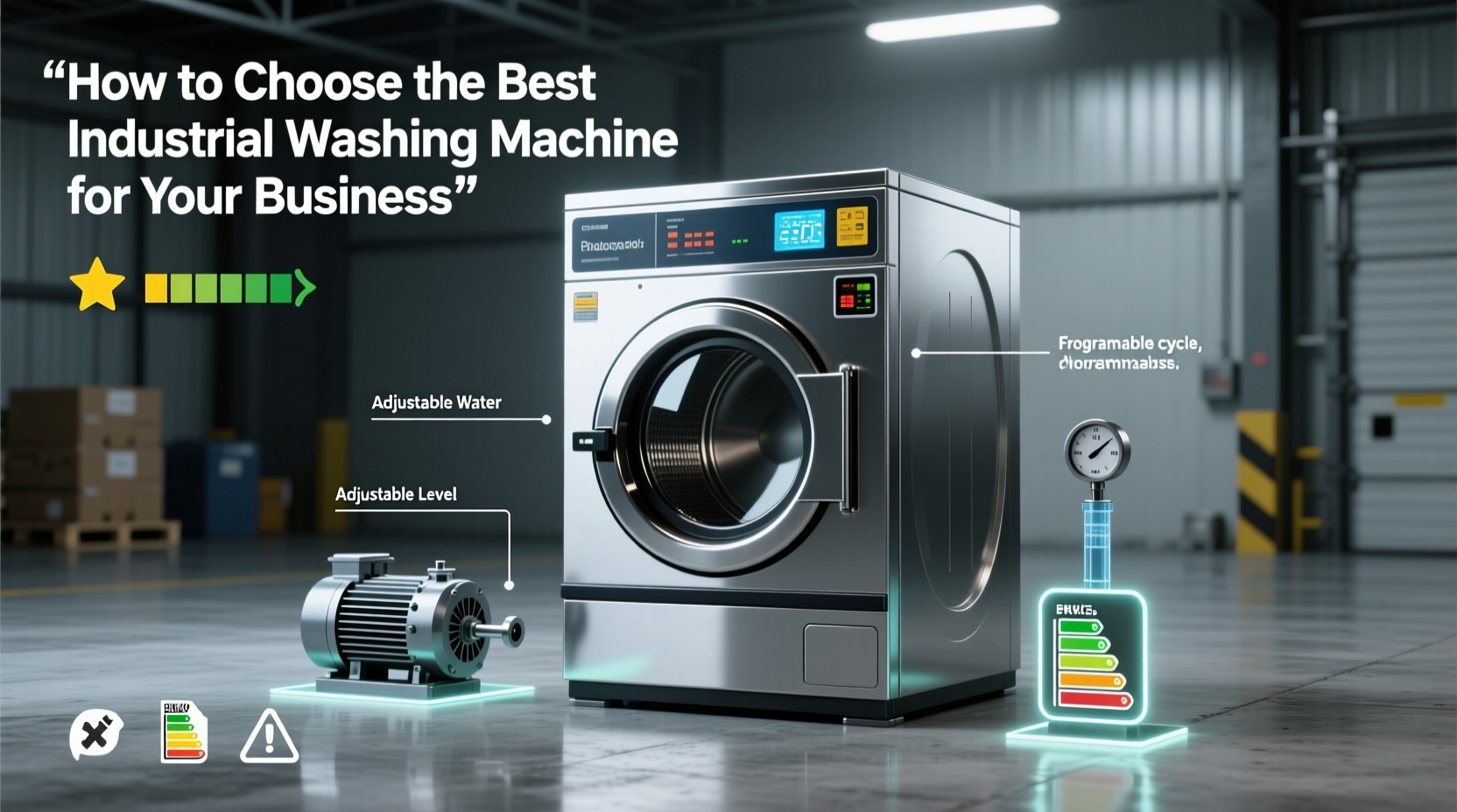 How to Choose the Best Industrial Washing Machine for Your Business