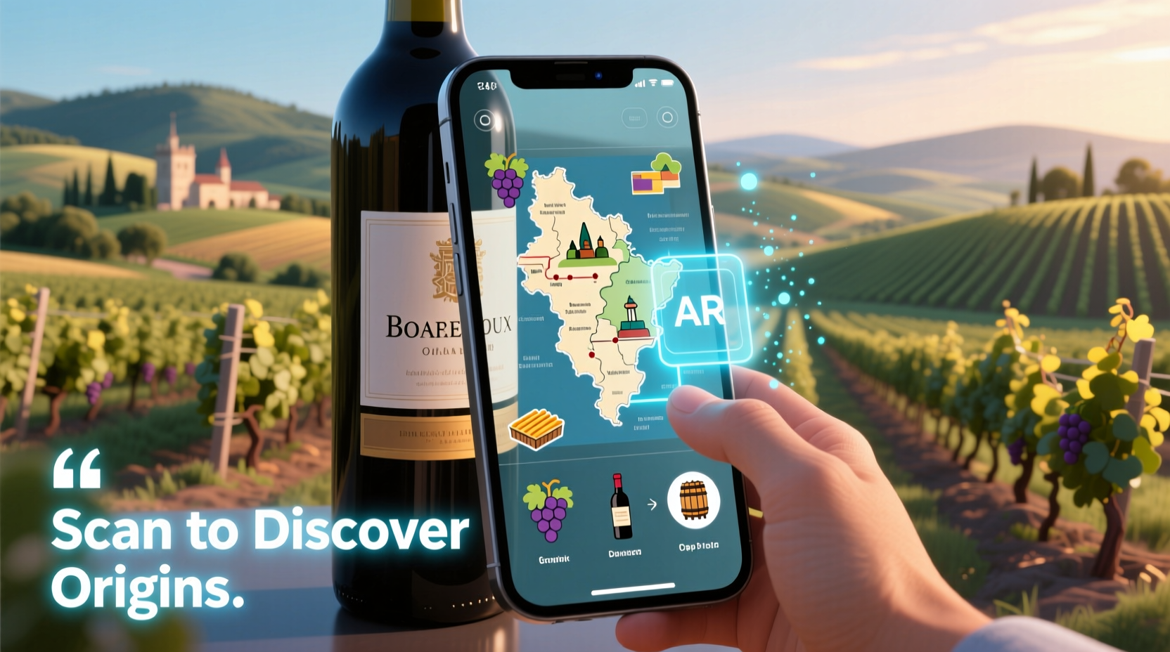 How To Use AR Apps To Learn About Wine Origins By Scanning Labels