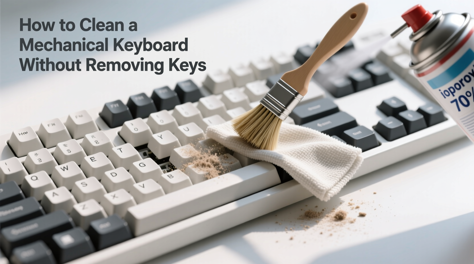 How To Clean A Mechanical Keyboard Without Popping Out Every Key