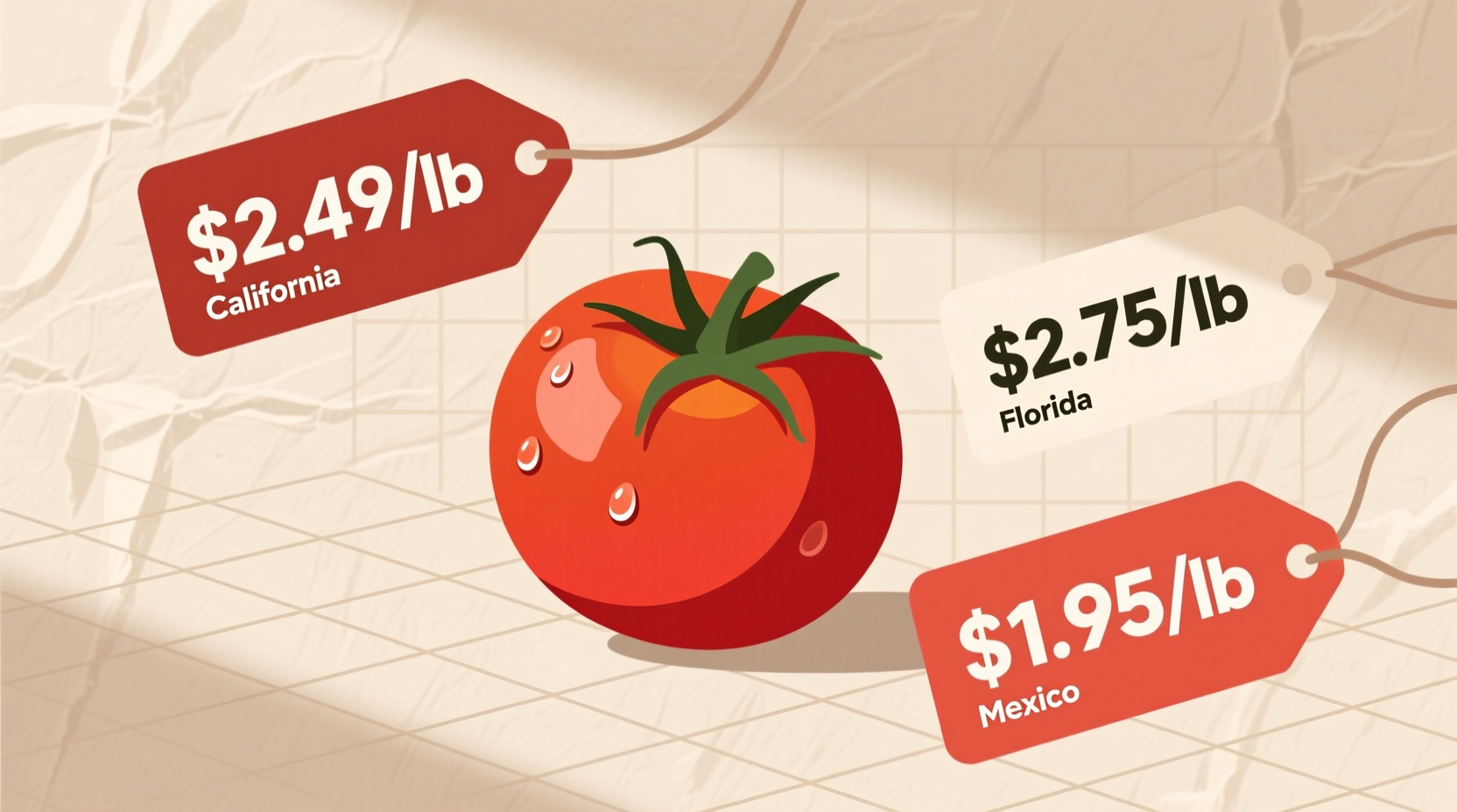 Current Cost Of Tomatoes Per Pound