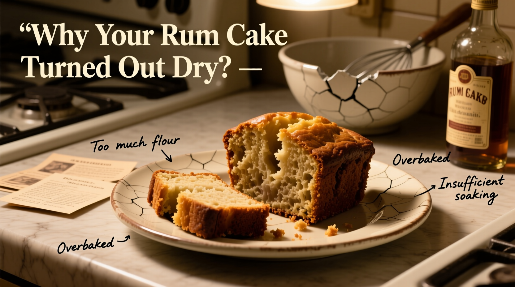 Rum Cake Gone Wrong Why It Turned Out Dry And How To Prevent It