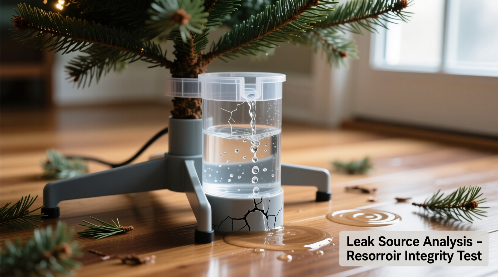 Why Does My Christmas Tree Stand Leak Water Even With The Reservoir Full