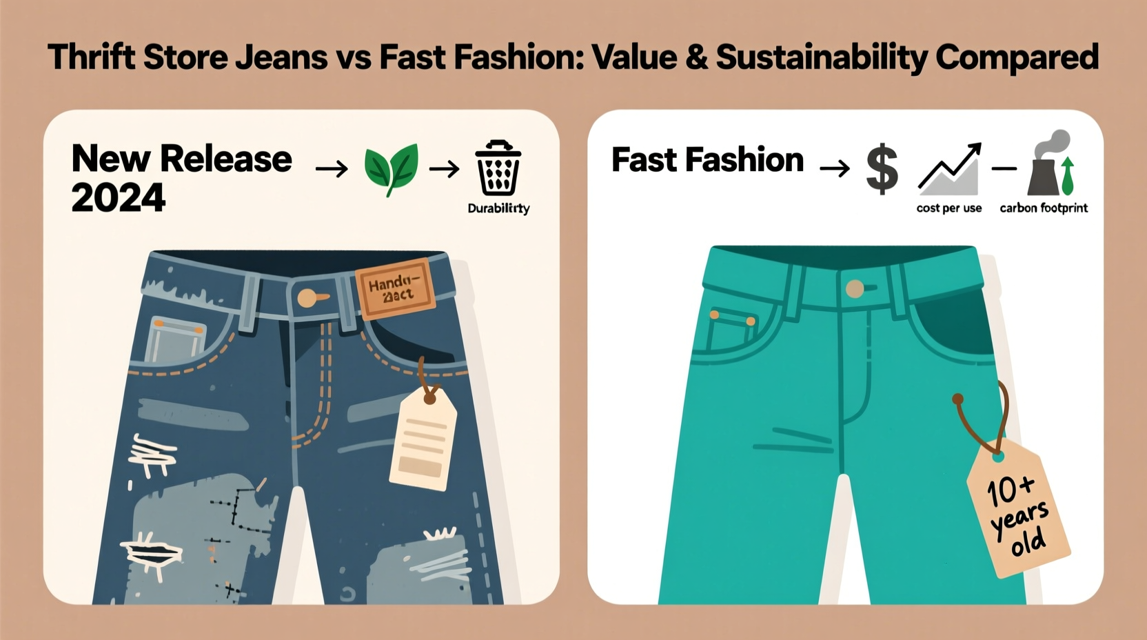 Thrift Store Jeans Vs Fast Fashion Which Offers Better Value And ...