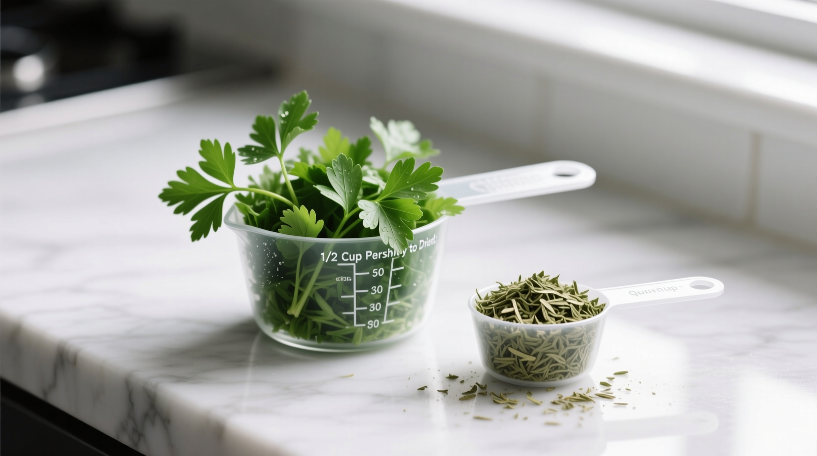 1/2 Cup Fresh Parsley to Dried: The Exact Conversion Ratio
