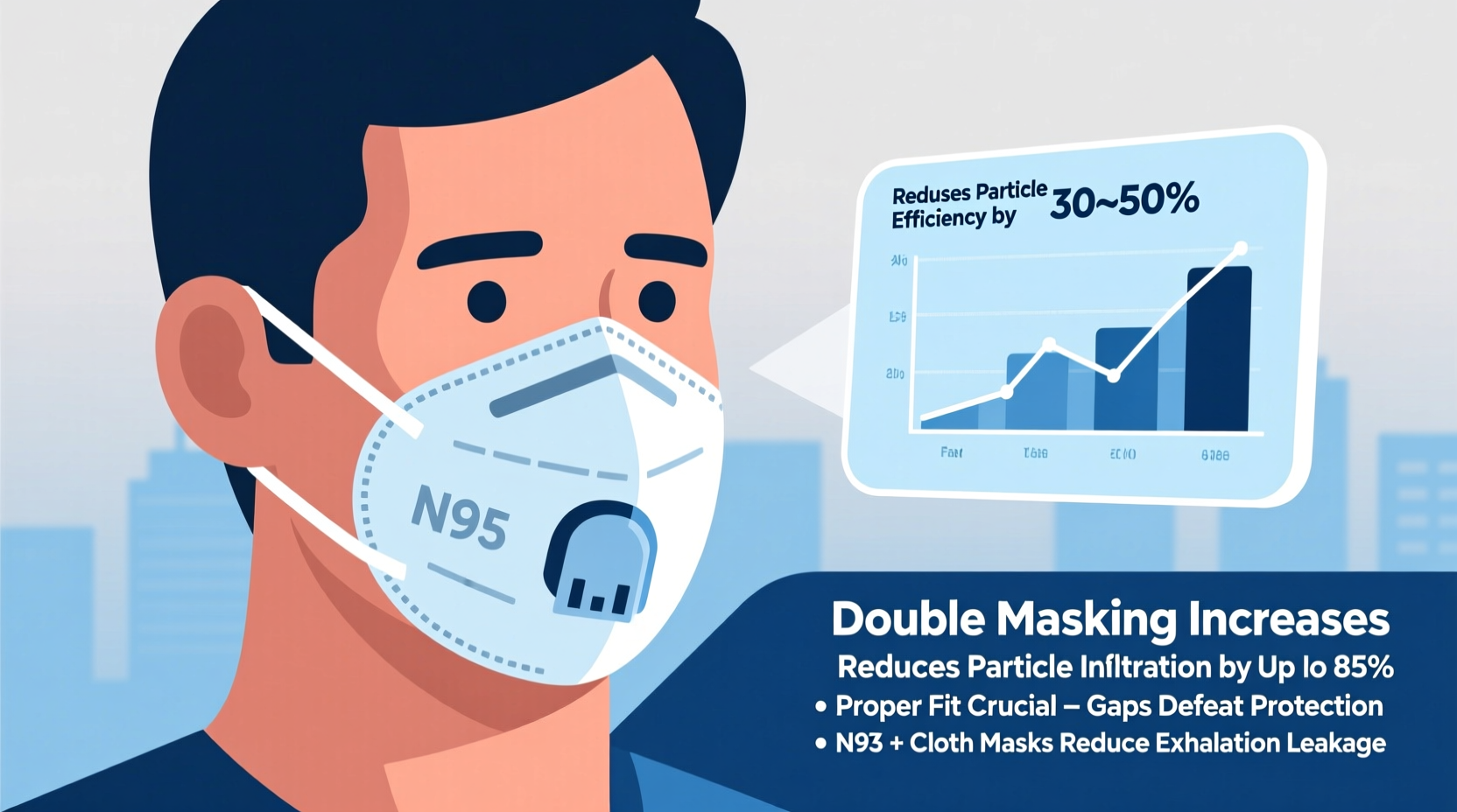Is Wearing Two Masks Better For Pollution Protection Filtration Facts