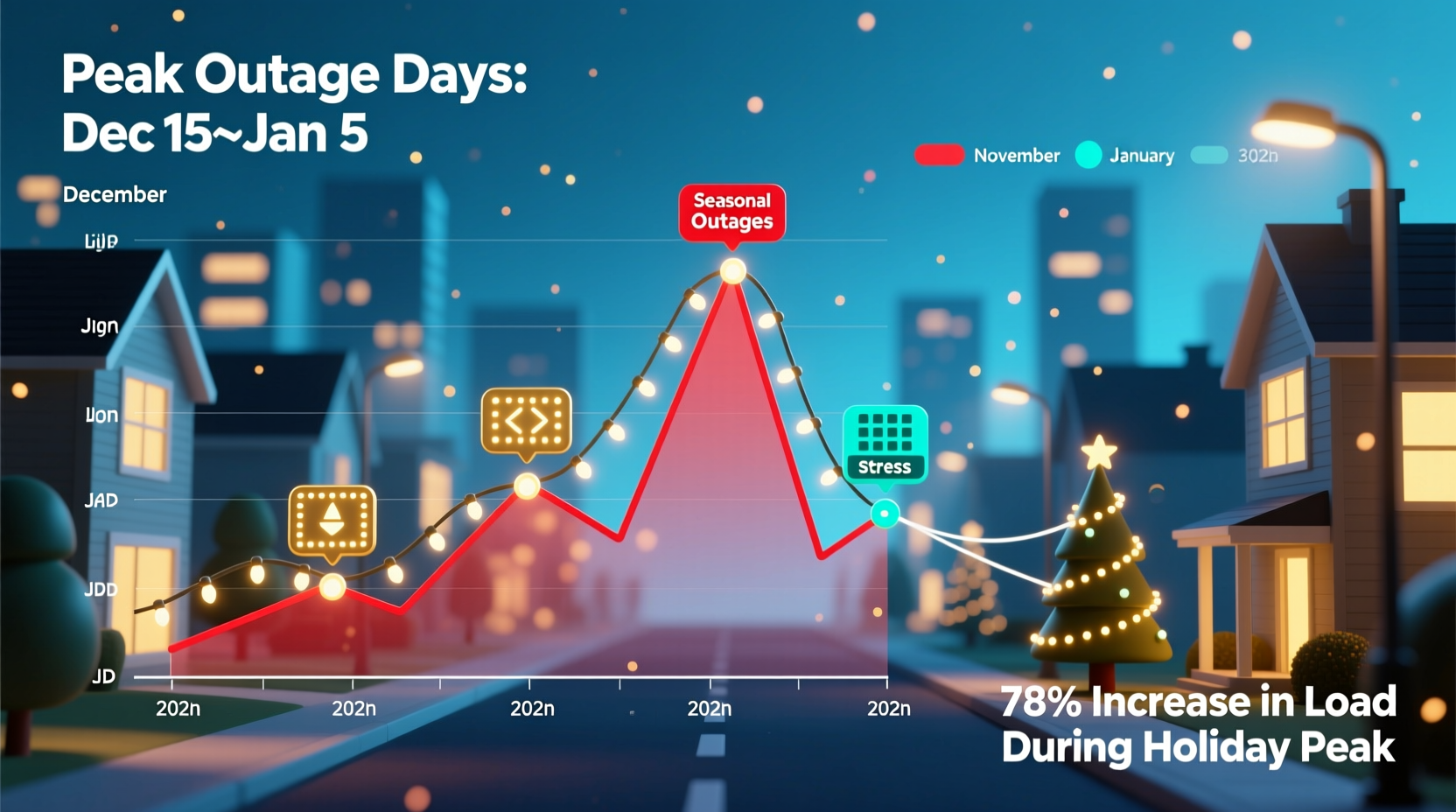 Why Do Power Outages Spike During Christmas Light Season Data Insights