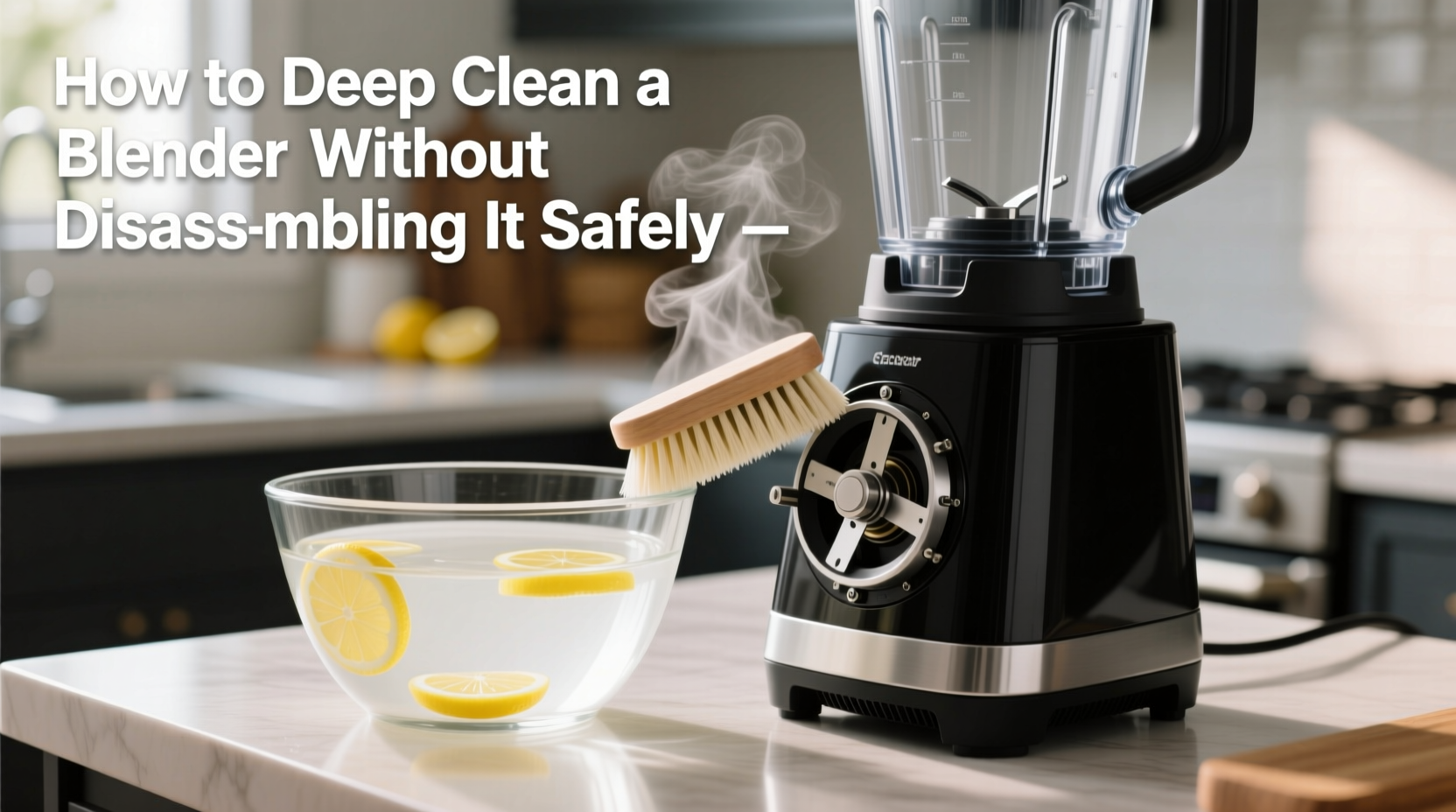How To Deep Clean A Blender Without Disassembling It Safely