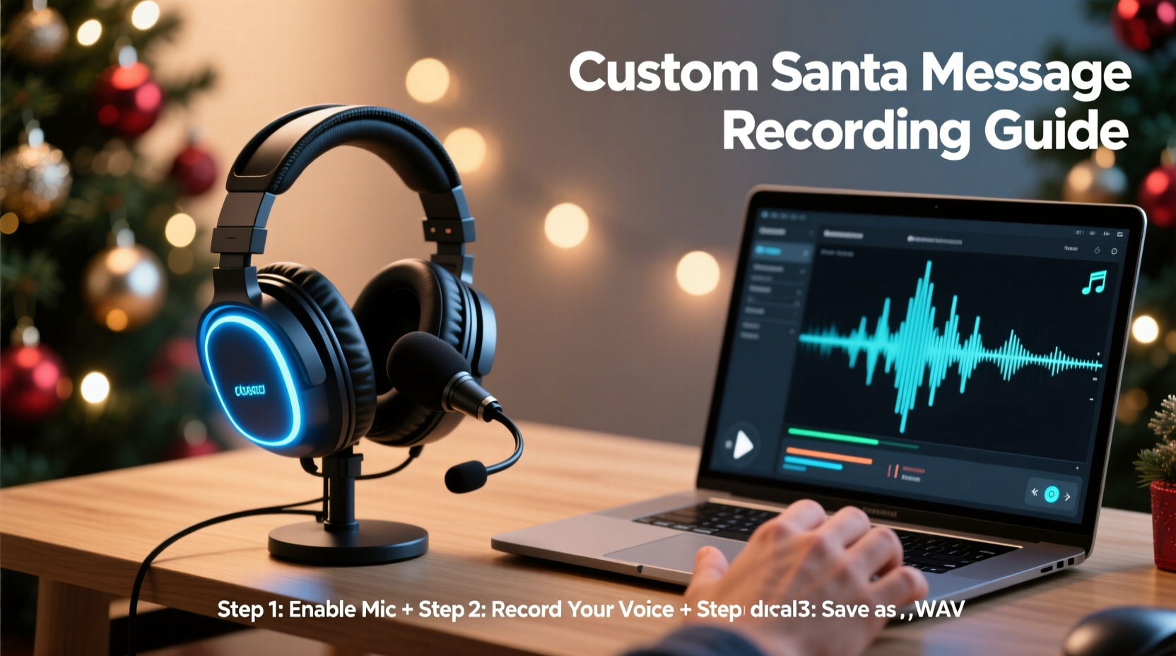 How To Use Your Gaming Headset Mic To Record Custom Santa Messages For ...