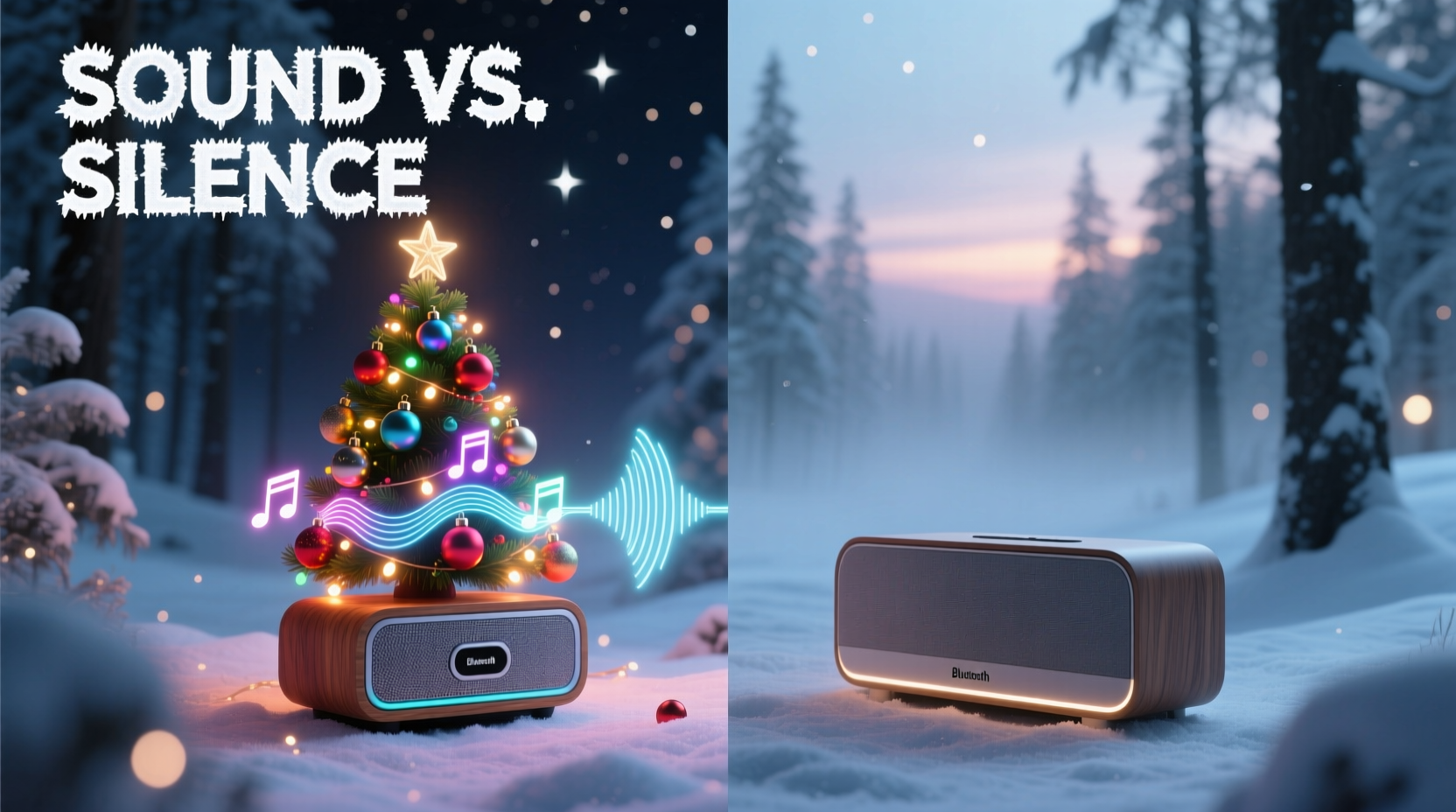 Bluetooth Speaker Christmas Trees Vs Silent Models Which Enhances ...