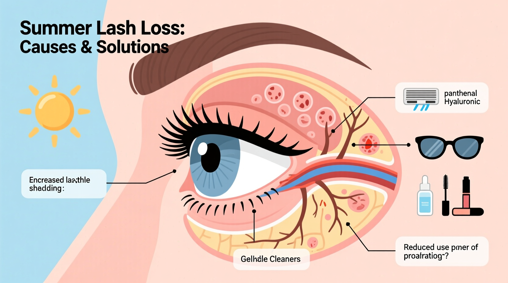 Why Do My Eyelashes Fall Out More In The Summer Possible Causes And Fixes