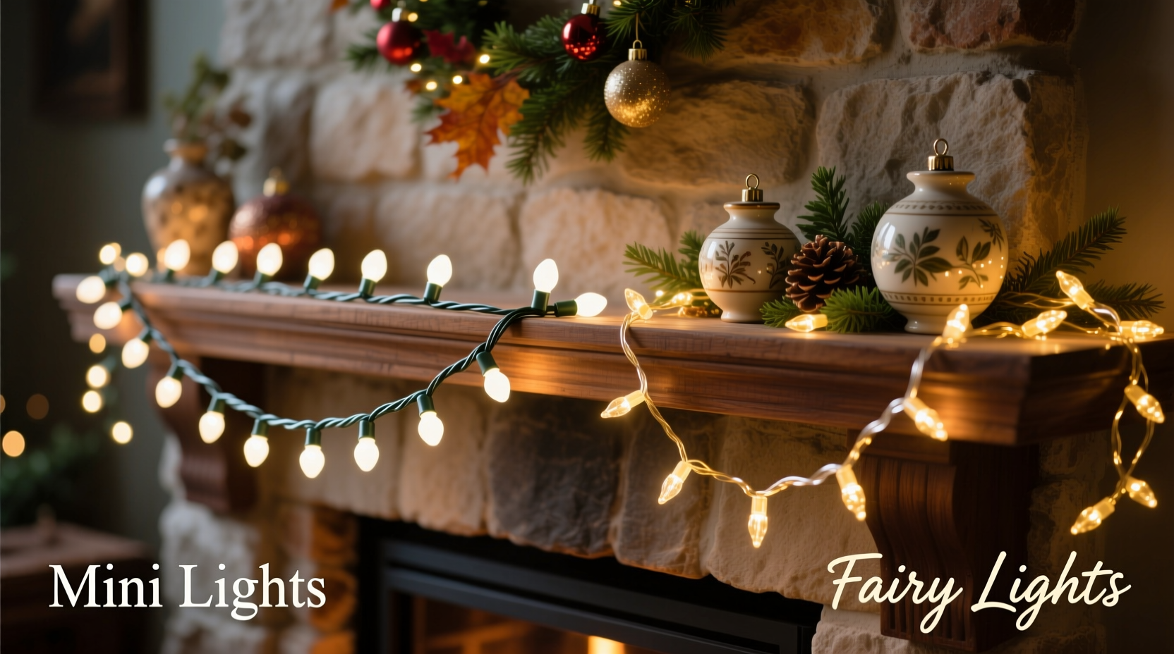 Mini Christmas Lights Vs Fairy Lights Which Looks Better On A ...