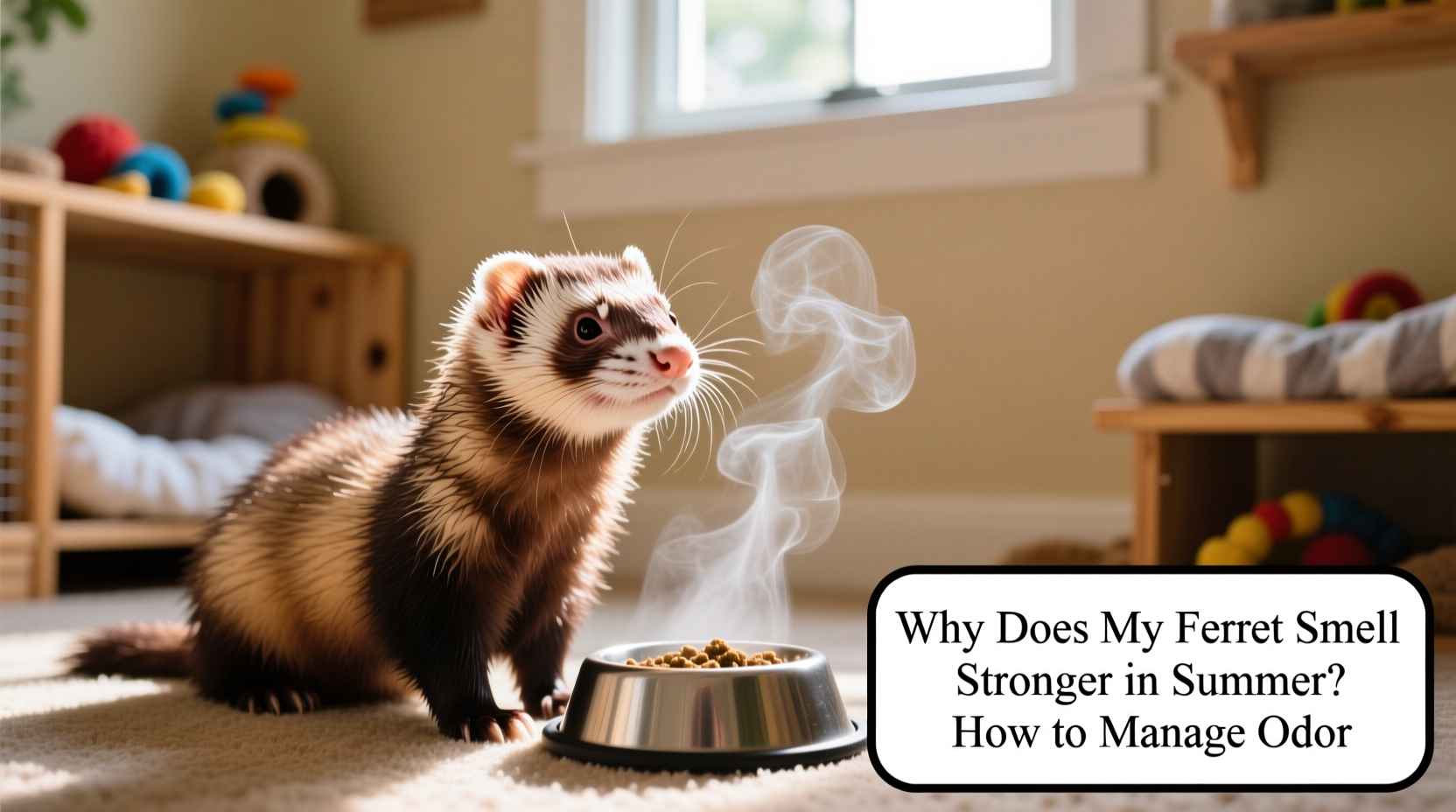 Why Does My Ferret Smell Stronger In Summer How To Manage Odor