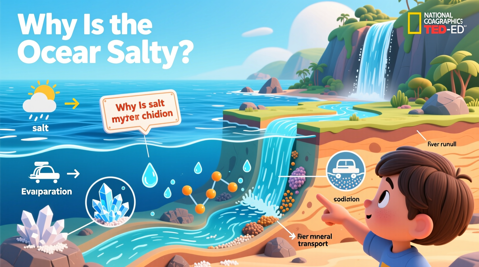 Why Is The Ocean Salty Simple Science For Curious Minds