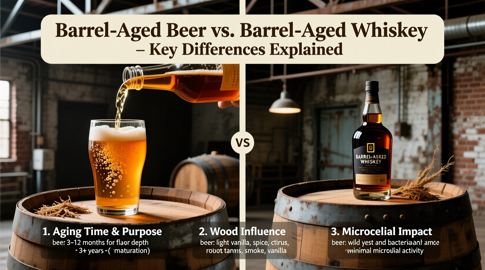 Is Barrel-aged Beer The Same As Barrel-aged Whiskey Key Differences ...