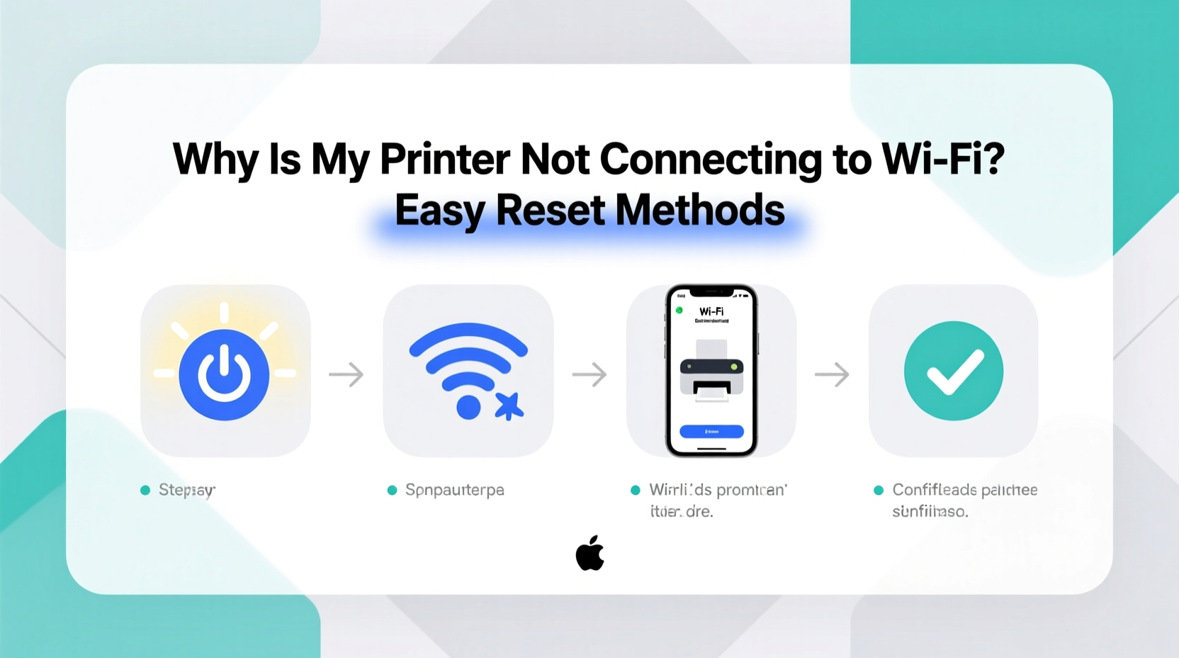 Why Is My Printer Not Connecting To Wifi Easy Reset Methods