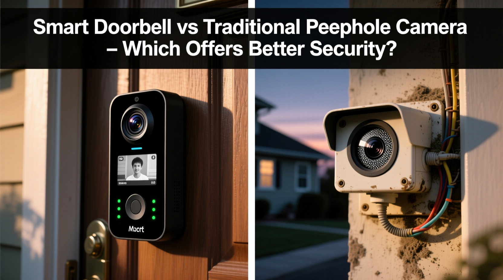 Smart Doorbell Vs Traditional Peephole Camera Which Offers Better Security