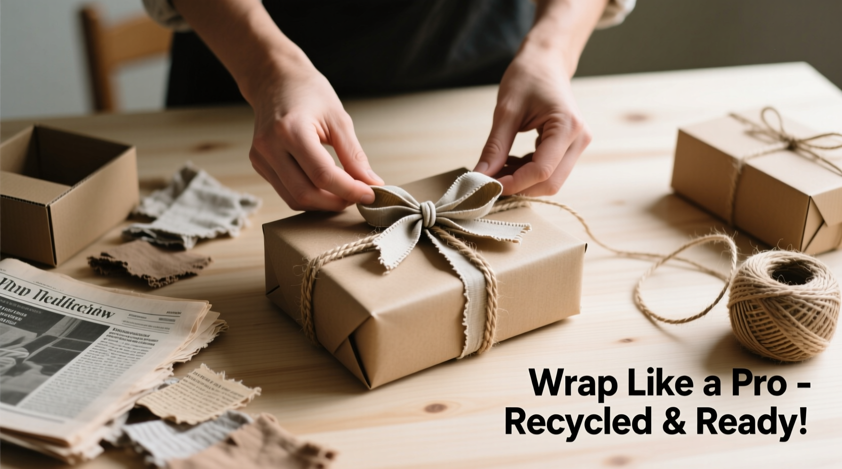 How To Wrap Gifts Like A Pro Using Only Recycled Materials And Twine