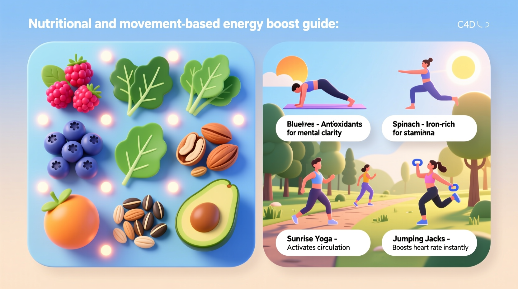 How To Boost Energy Without Caffeine Using Food And Movement