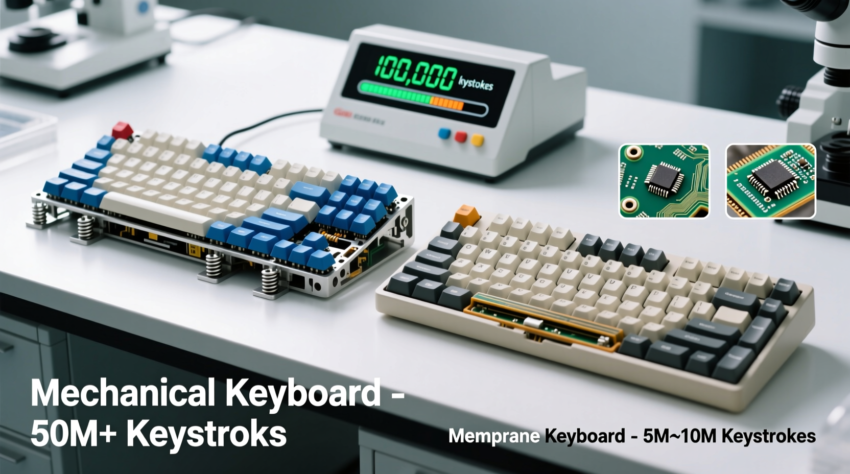 Mechanical Keyboard Vs Membrane Which Lasts Longer Under Heavy Typing