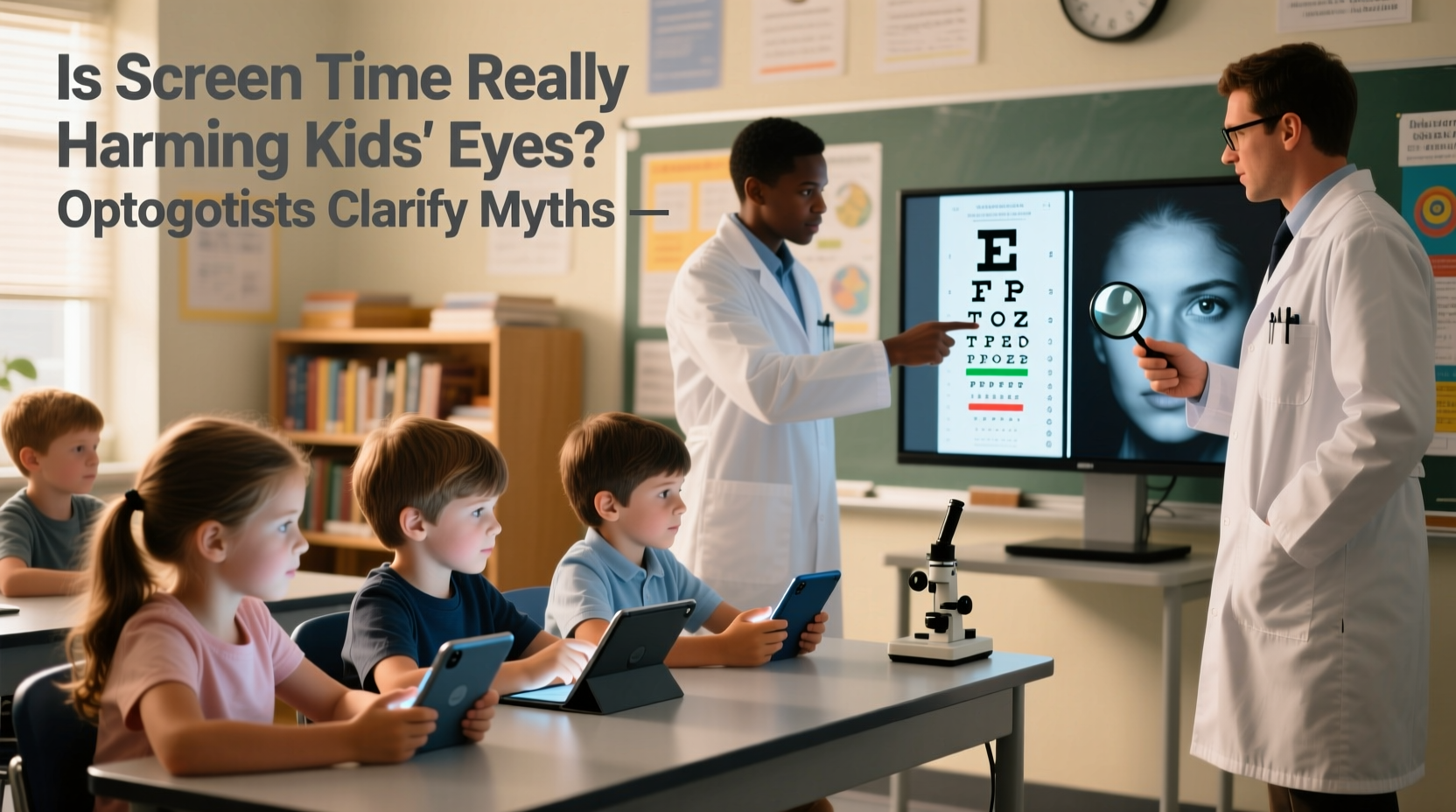 Is Screen Time Really Harming Kids Eyes Optometrists Clarify Myths