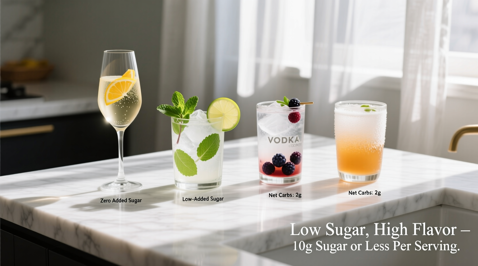 Best Low Sugar Alcoholic Drinks For Those Watching Their Intake