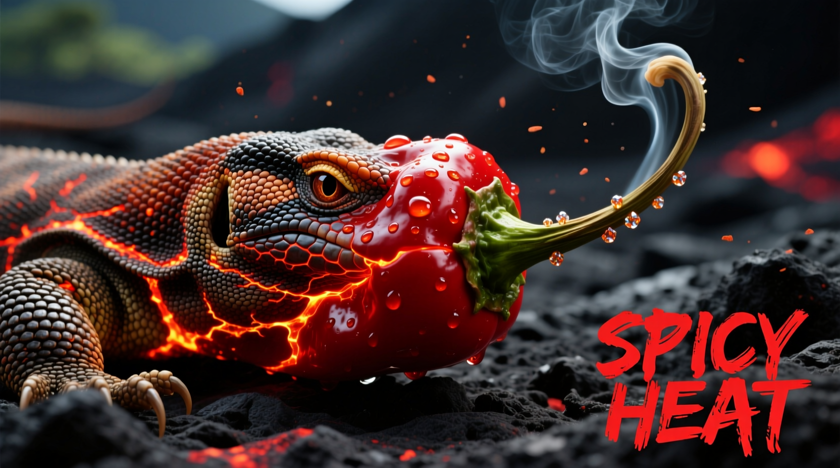 The Spicy Heat Of The Komodo Dragon Pepper