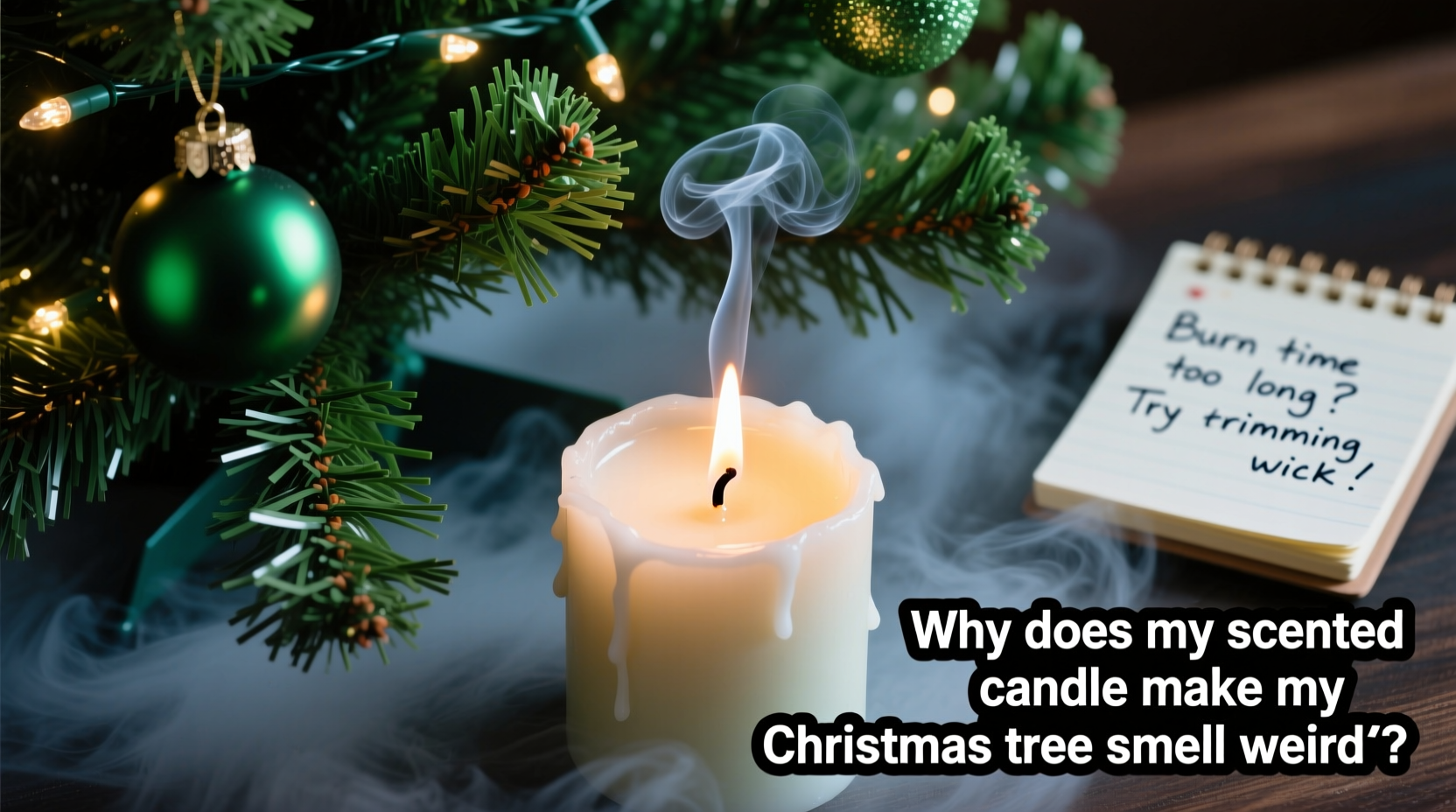 Why Is My Scented Candle Making My Christmas Tree Smell Weird And How ...