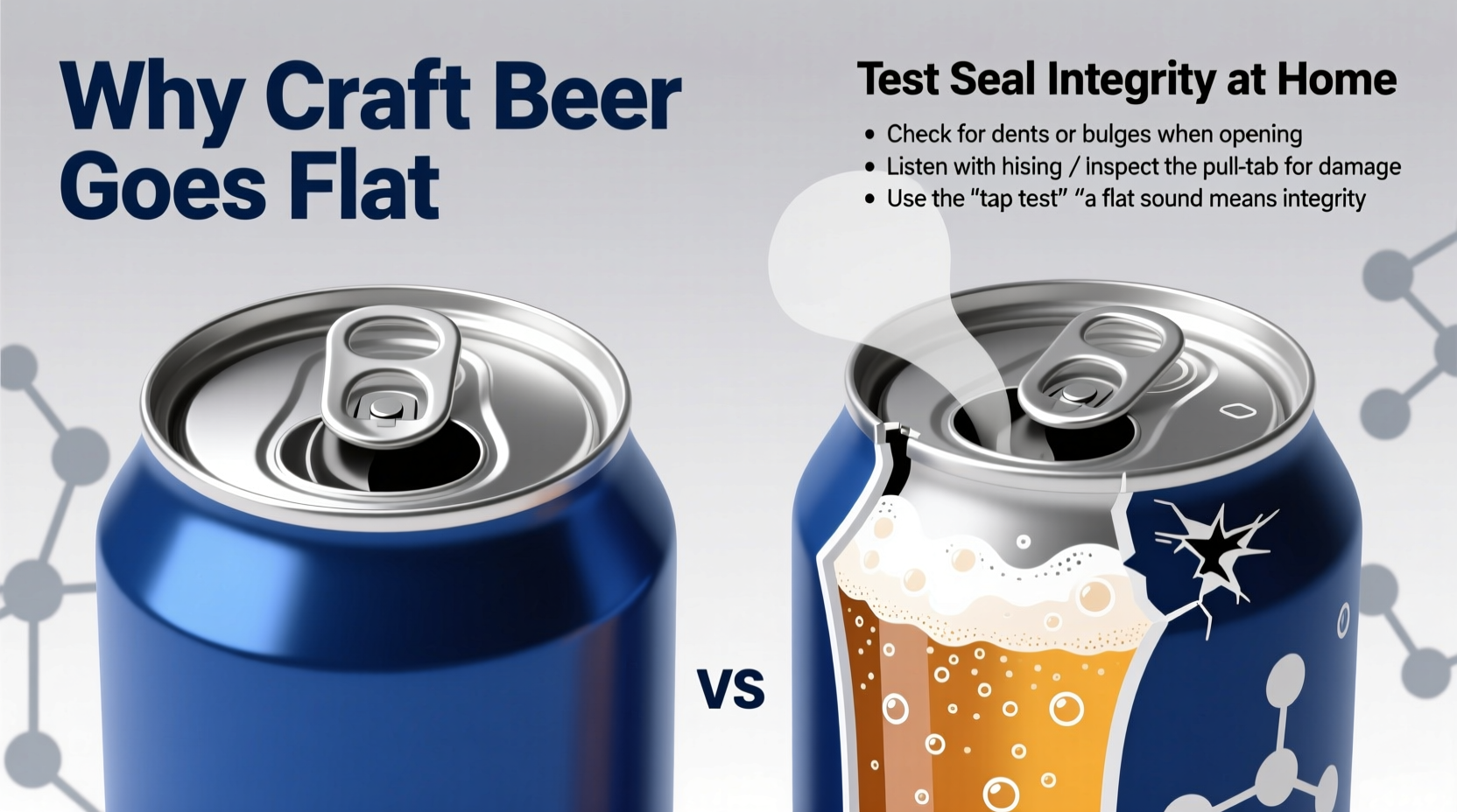Why Is My Craft Beer Going Flat In The Can And How To Test Seal ...