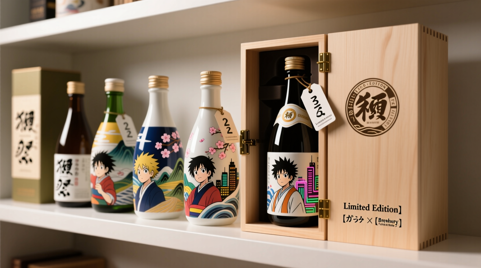 Anime Themed Sake Sets Where To Find Limited Edition Collector Bottles