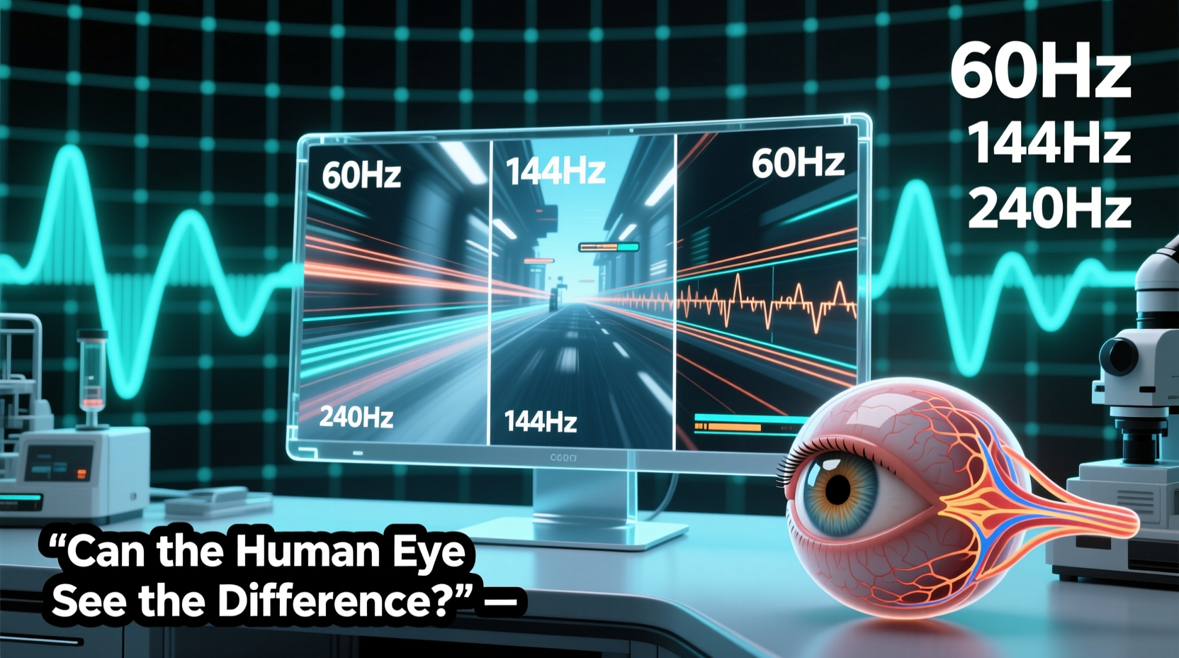 60hz Vs 144hz Vs 240hz Can The Human Eye Actually See The Difference