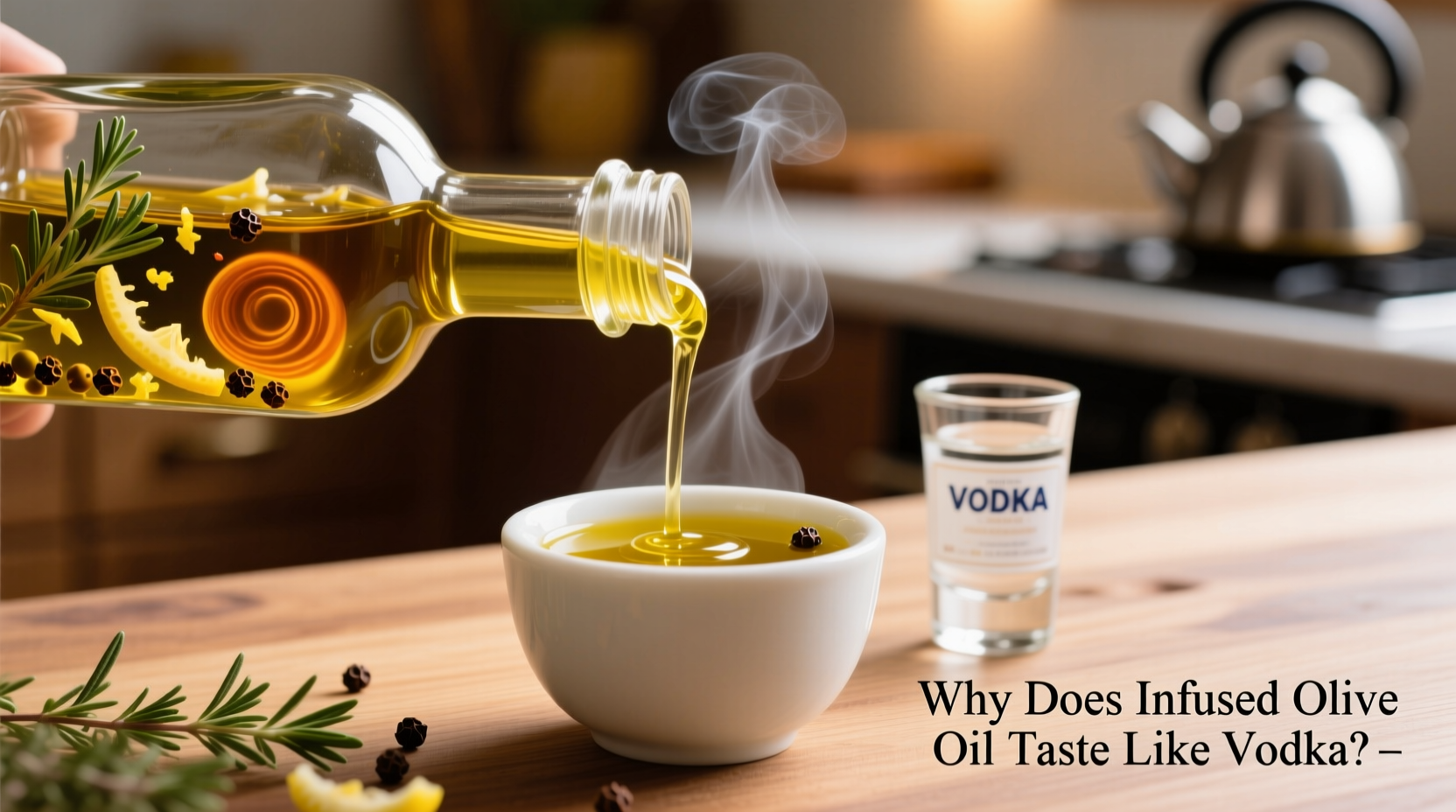 Why Does My Infused Olive Oil Taste Like Vodka After Mixing