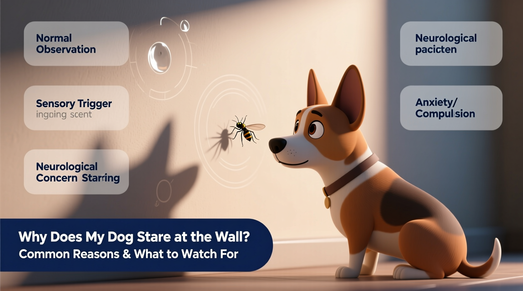 Why Does My Dog Stare At The Wall Common Reasons And What To Watch For
