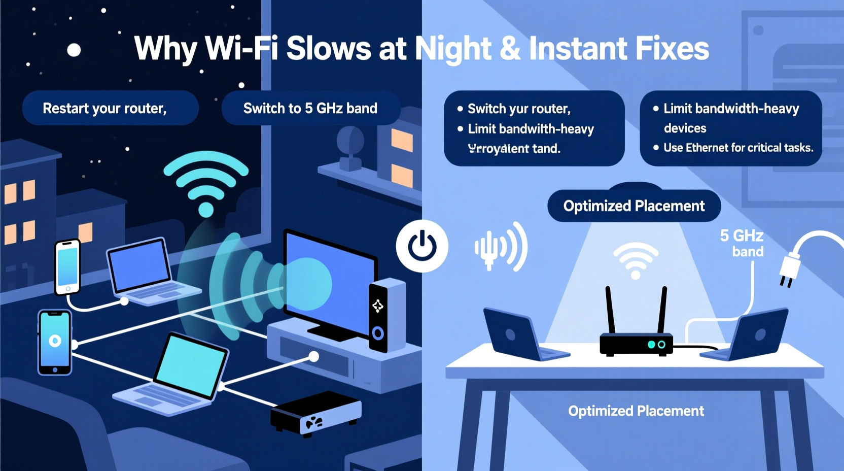 Why Is My Wifi So Slow At Night And How To Boost Performance Instantly