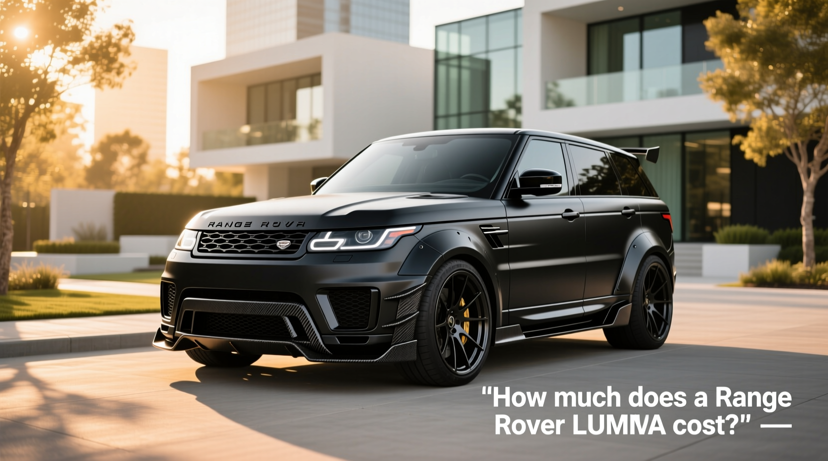 How to Choose a Lumma Body Kit for Range Rover Sport & How Much It Costs