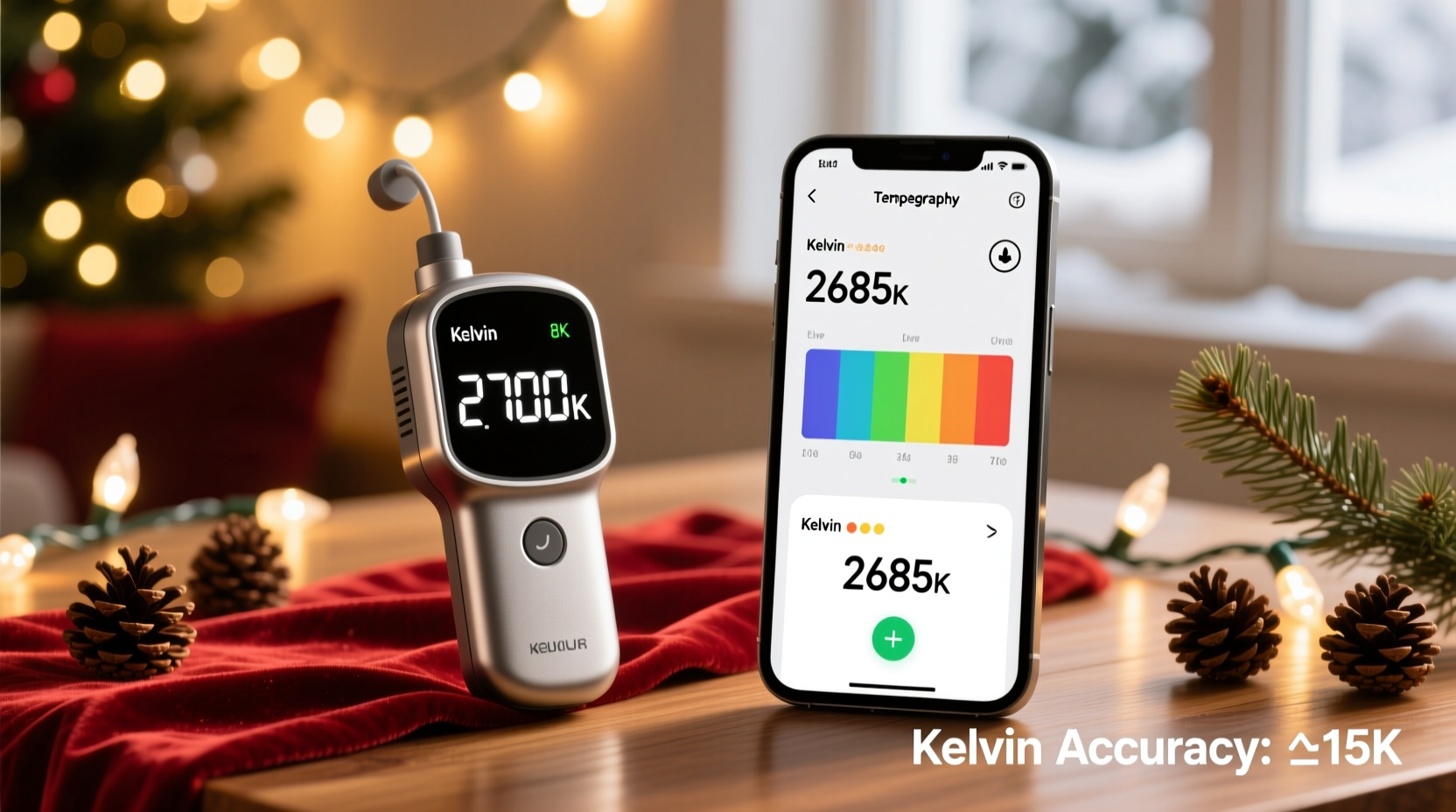 Christmas Light Color Temperature Meter Vs Phone App Reading Which ...