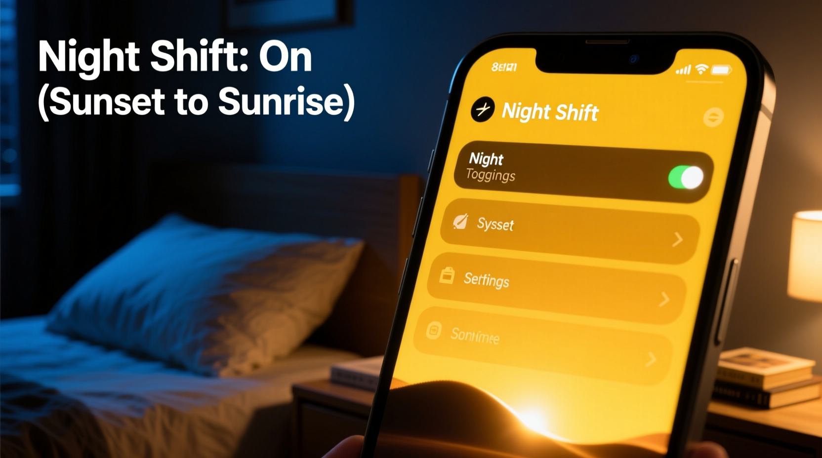 Why Does My Phone Screen Look Yellow At Night Night Shift Settings Fix