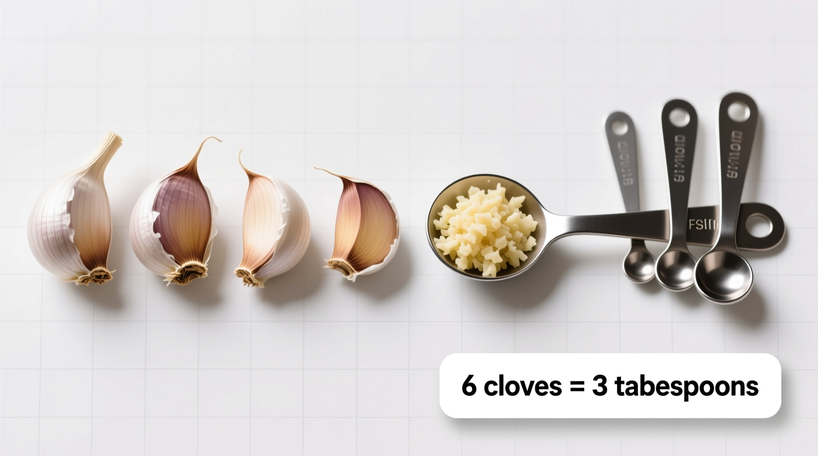 Garlic Clove to Tablespoon Conversion: Exact Measurement