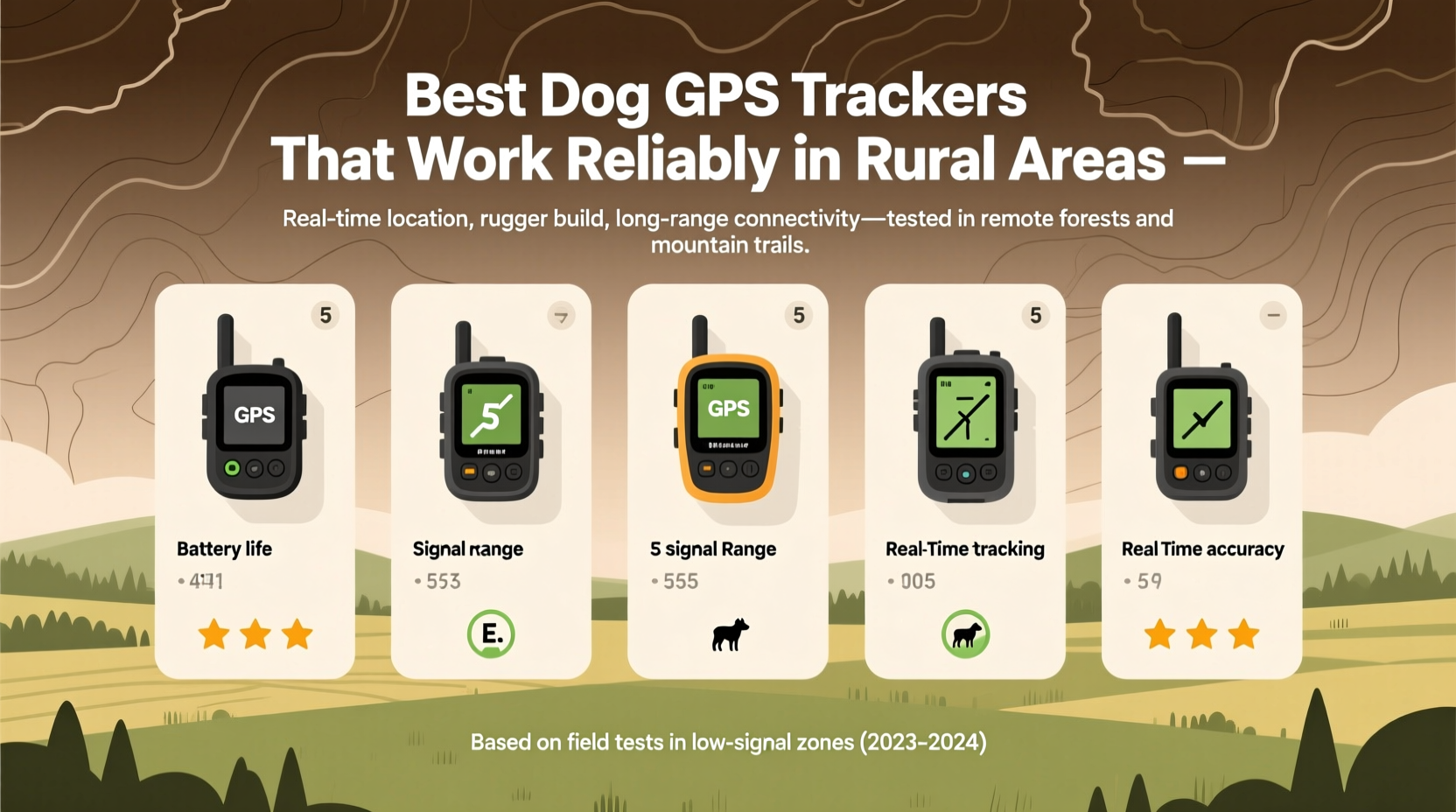 Best Dog GPS Trackers That Work Reliably In Rural Areas