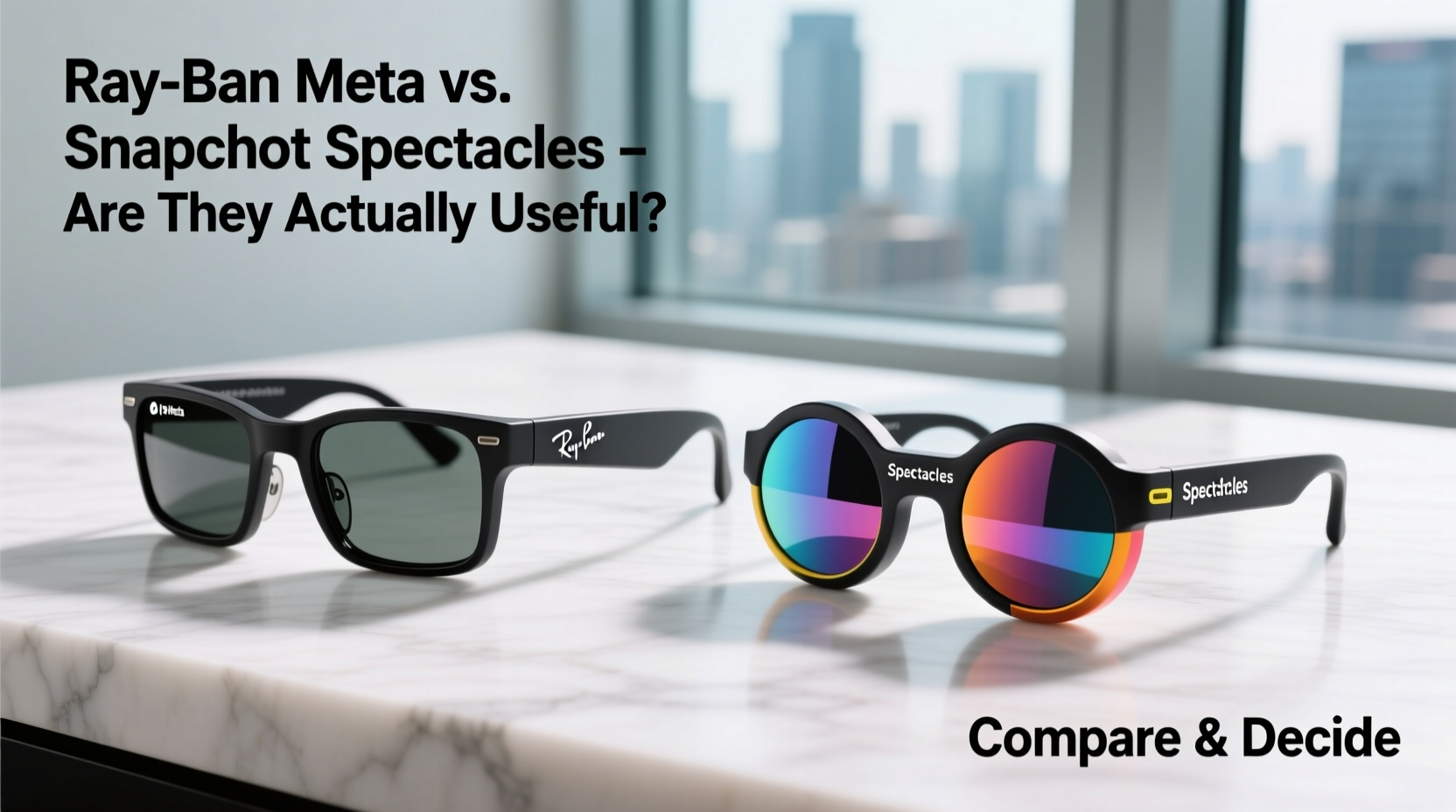 Ray Ban Meta Smart Glasses Vs Snapchat Spectacles Are They Actually Useful