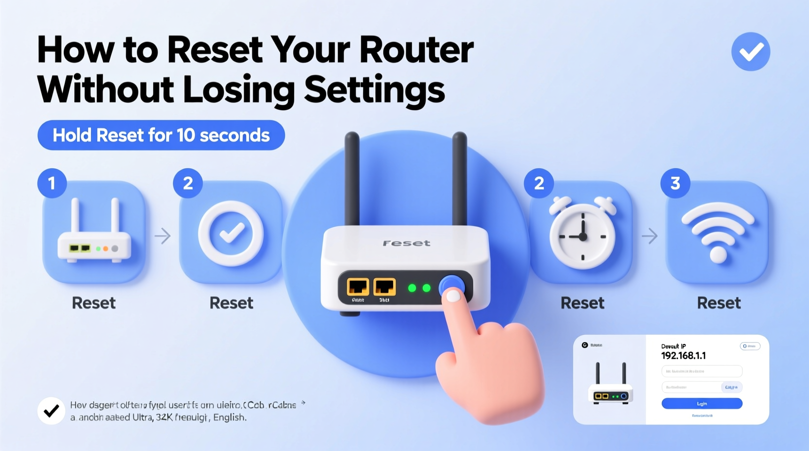 How To Reset Router Without Losing Saved Passwords And Custom Settings