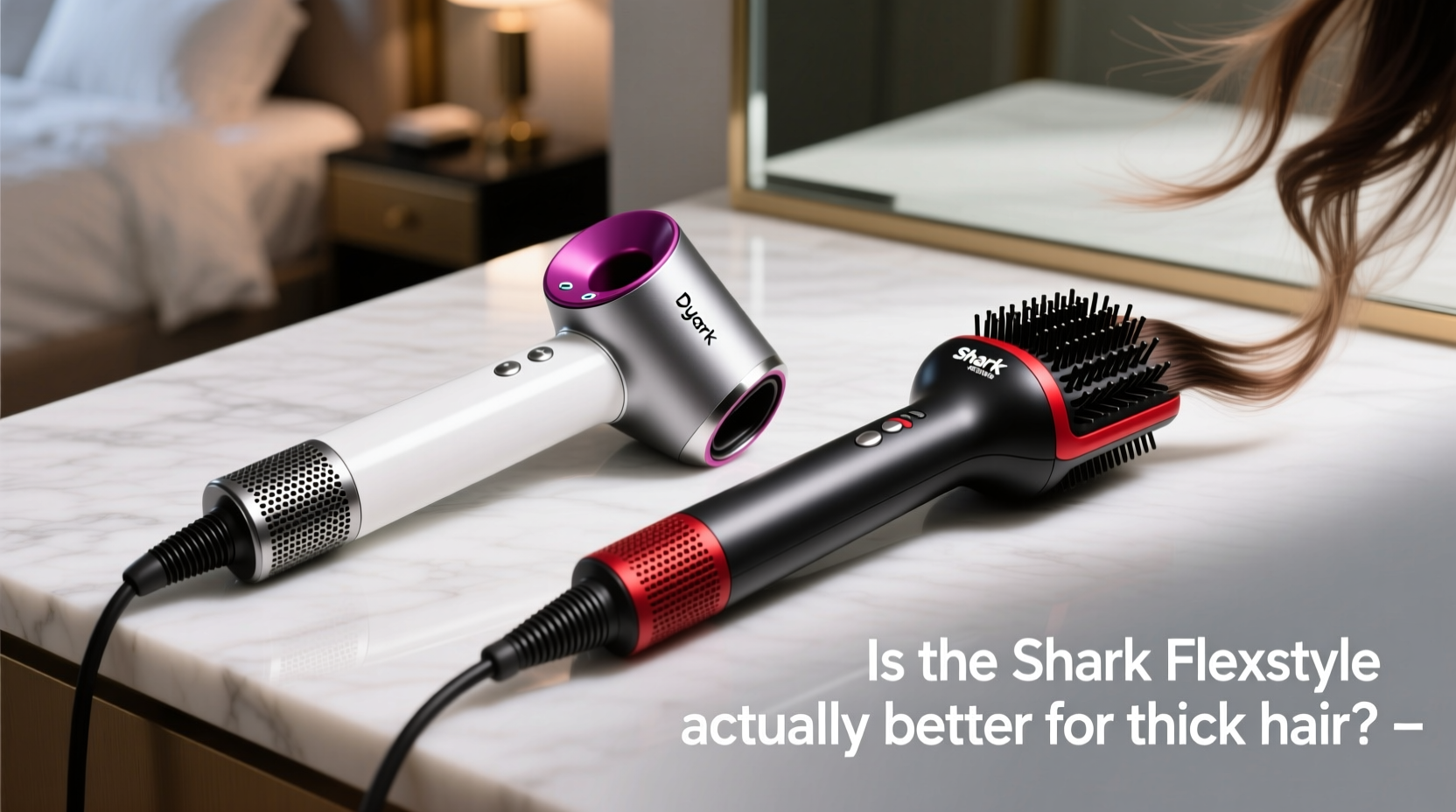 Dyson Airwrap Vs Shark Flexstyle Is The Dupe Actually Better For Thick Hair