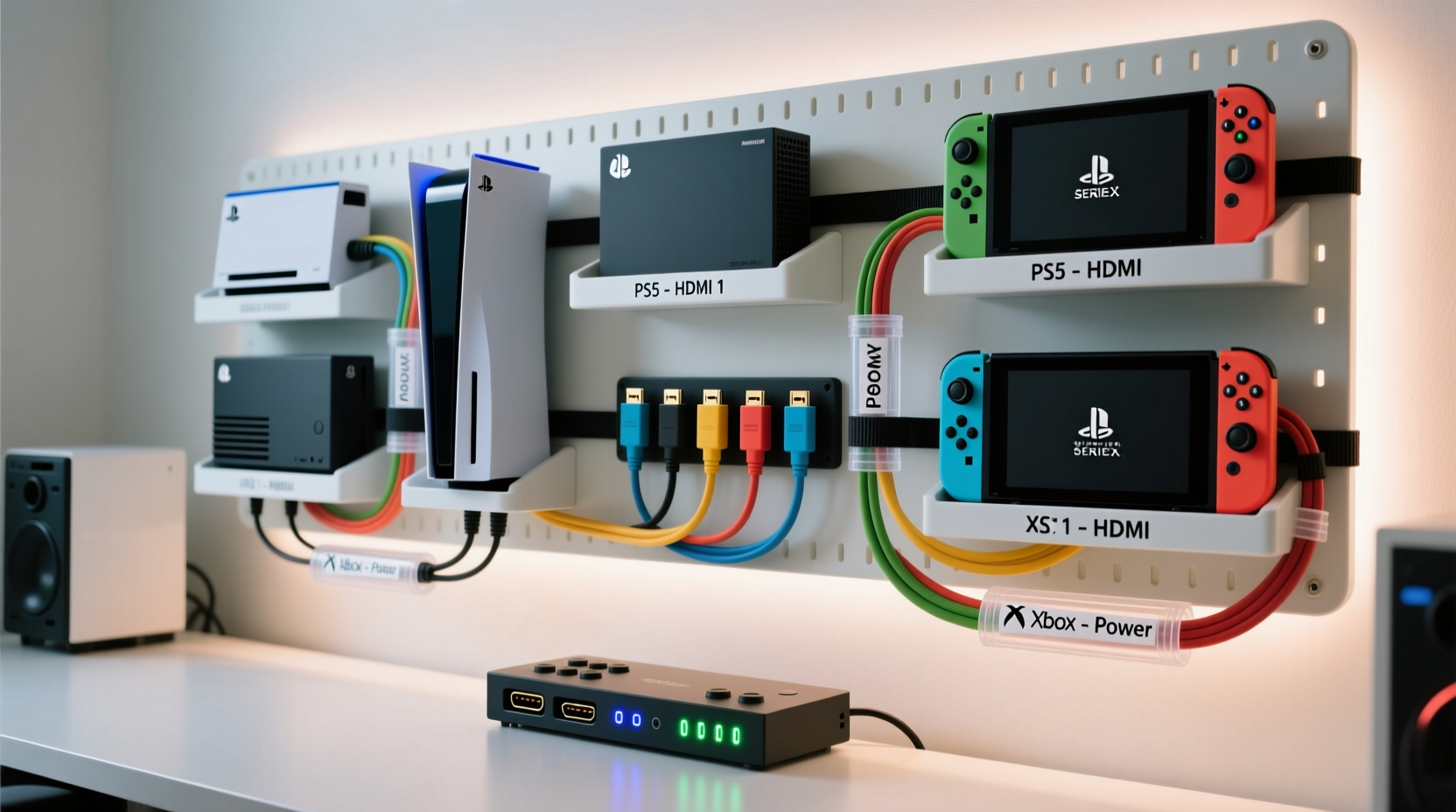 How To Organize Gaming Cables For Quick Console Switching