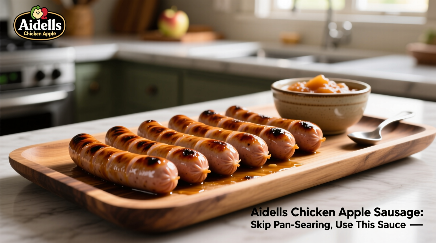 Aidells Chicken Apple Sausage: Skip Pan-Searing, Use This Sauce