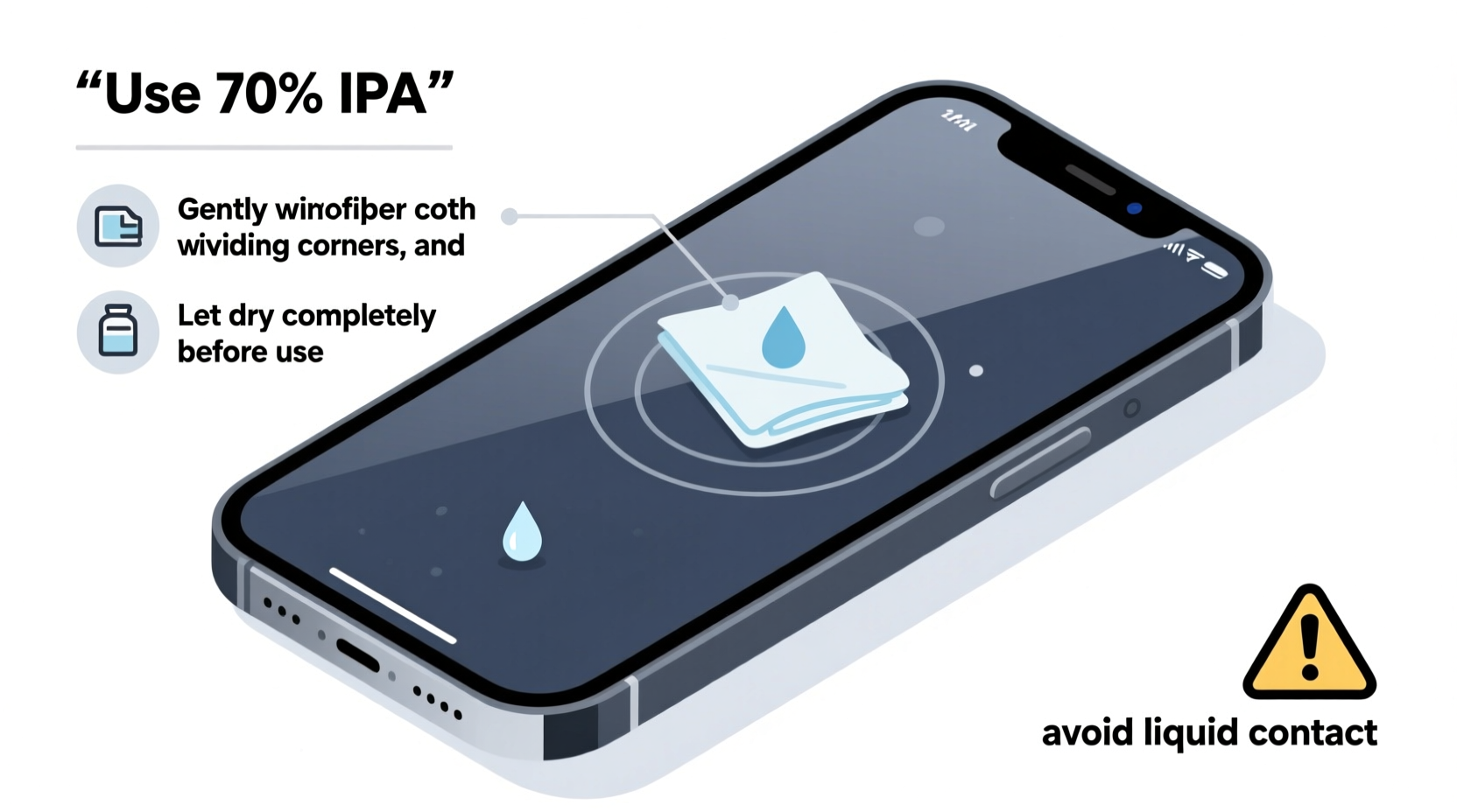 How To Disinfect Your Phone Screen Without Damaging The Oleophobic Coating