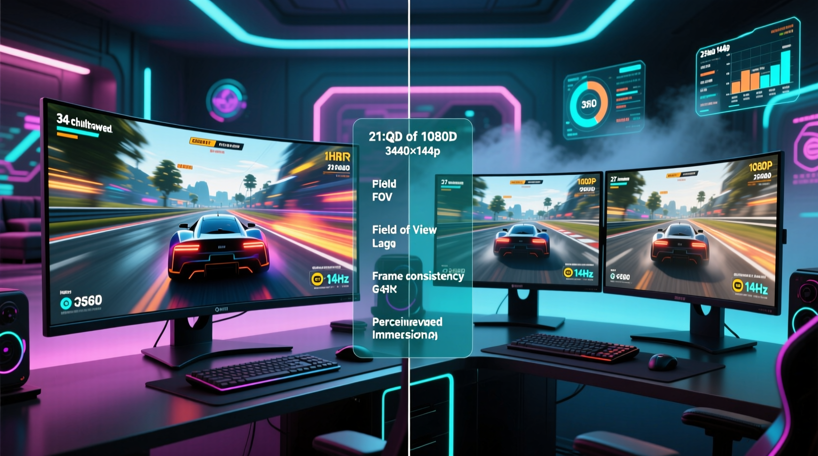 Ultrawide Monitor Vs Dual 1080p Setup For Gaming Immersion And ...
